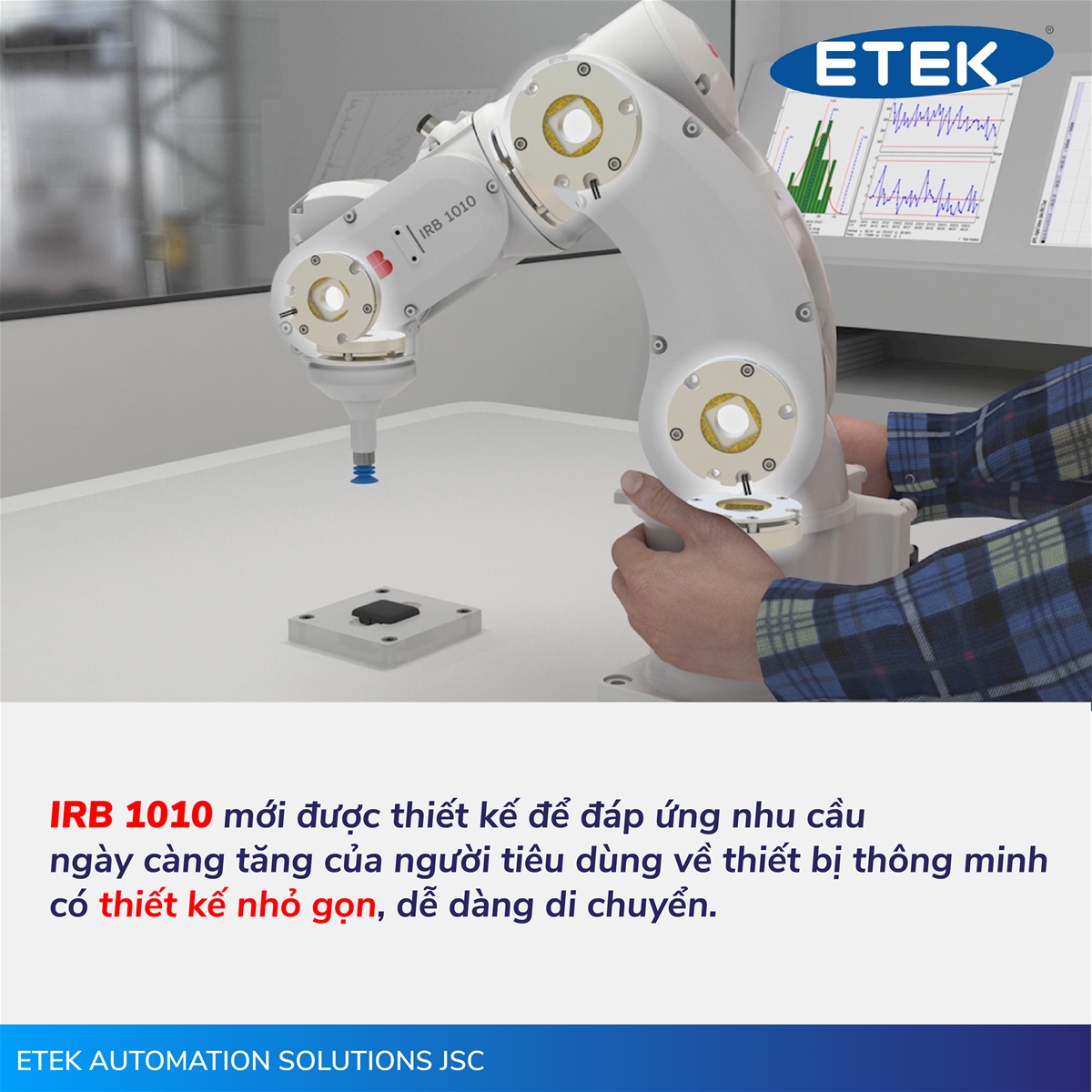 ABB IRB 1010 | Robot công nghiệp nhỏ nhất với tải trọng và độ chính xác hàng đầu